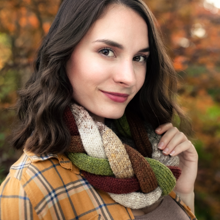 Loom Knit Challah Braid Cowl PDF PATTERN, Stylish Accent Scarf. | This ...
