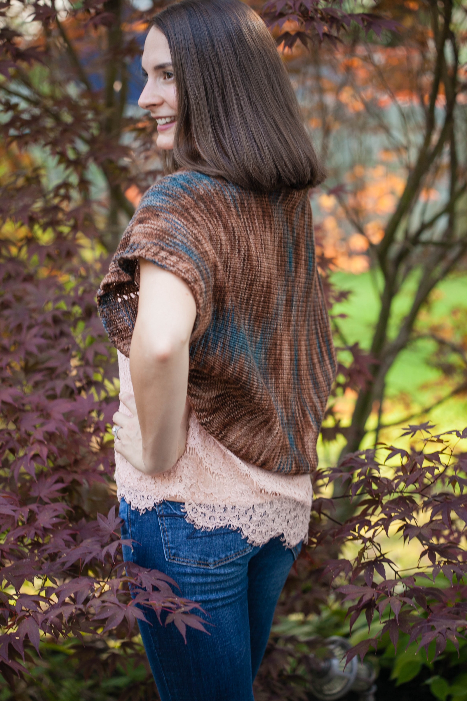 Loom Knit shrug pattern, blythe shrug. Relaxed fit shrug pattern ...