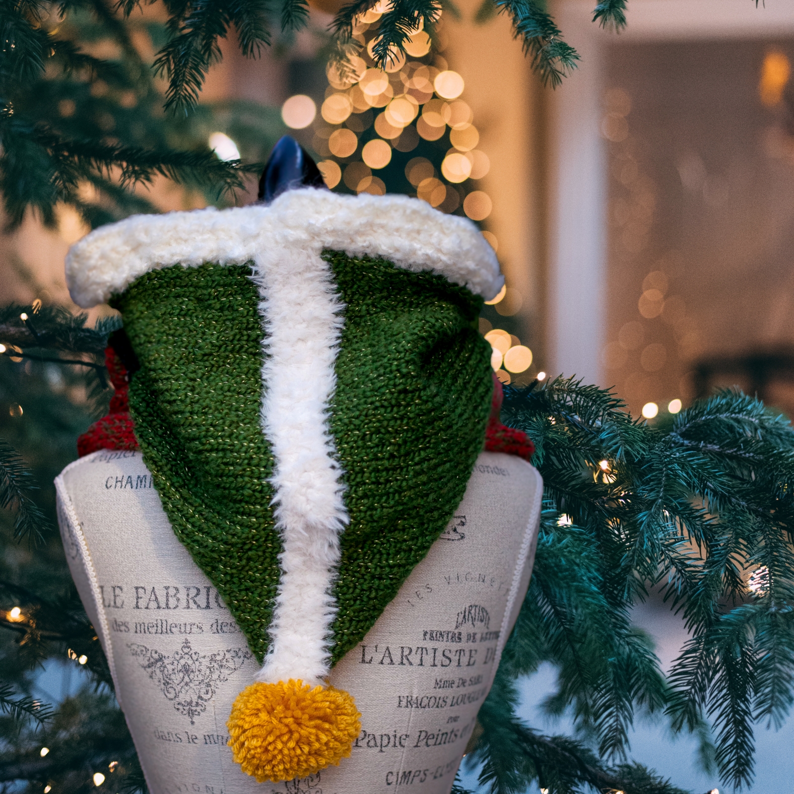 Loom Knit Elf Hood PDF PATTERN. Quirky Christmas Hooded Cowl. | This ...