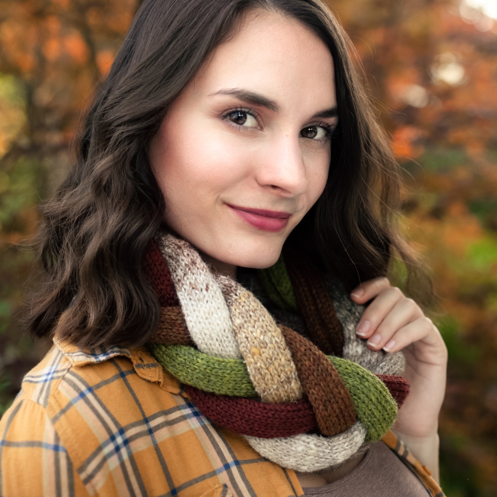 Loom Knit Challah Braid Cowl PDF PATTERN, Stylish Accent Scarf. | This ...