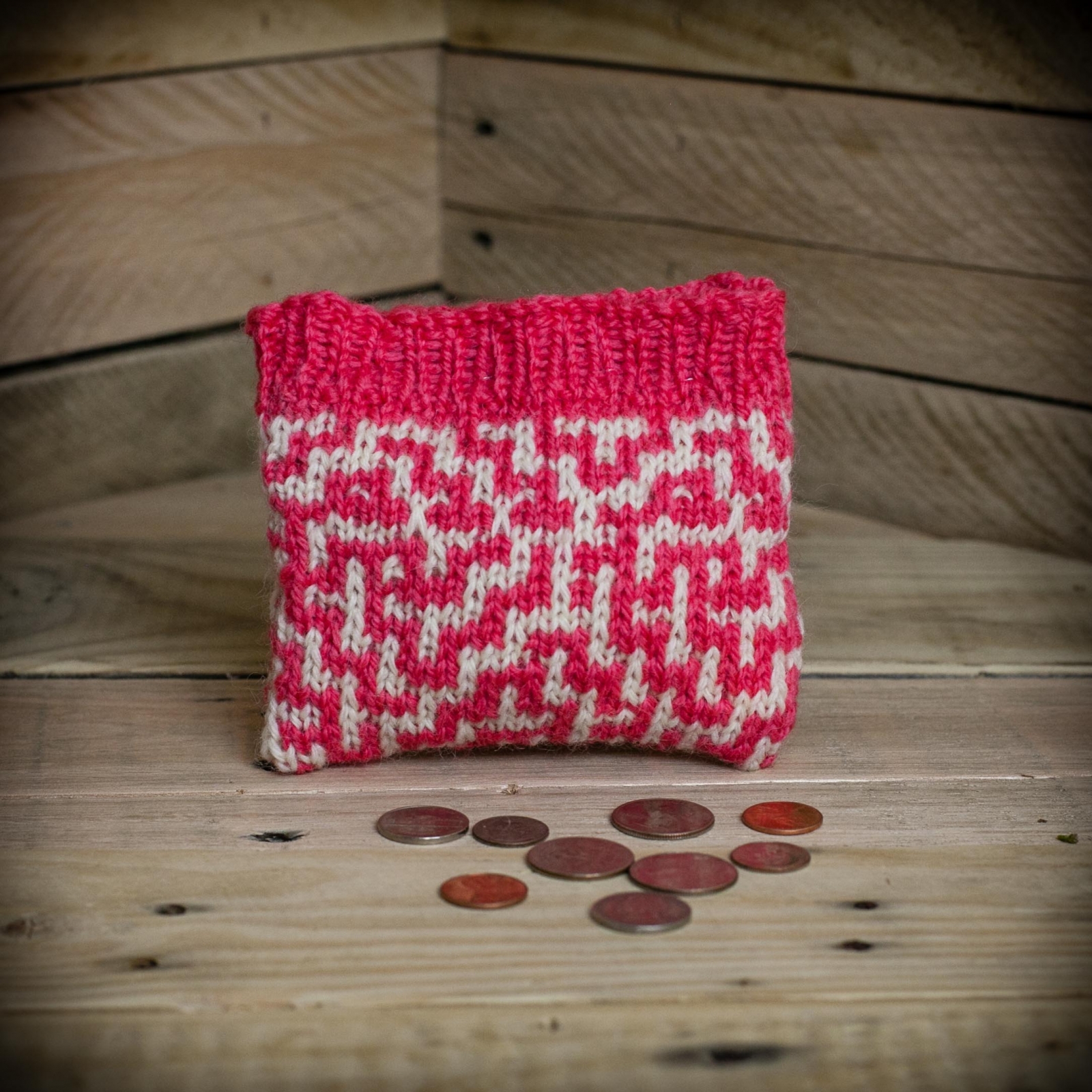 Loom Knit Wallet, Make Up Bag 2 PATTERN Set. Mosaic Wallet Make up bag ...