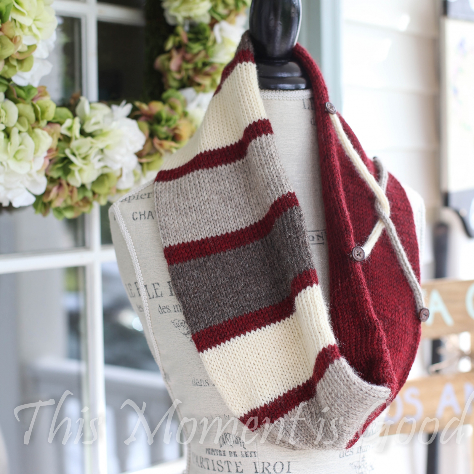 Loom Knit Infinity Scarf Pattern, Tube Scarf, Infinity Cowl. | This ... Loom Knit Infinity Scarf Pattern, Tube Scarf, Infinity Cowl. | This ...